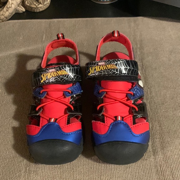 Marvel | Shoes | Marvel Spiderman Sandals | Poshmark